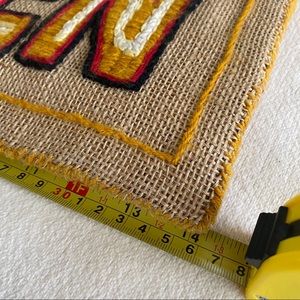 Vintage | Accents | Vintage Open Sign Handmade Boho Embroidered | Poshmark